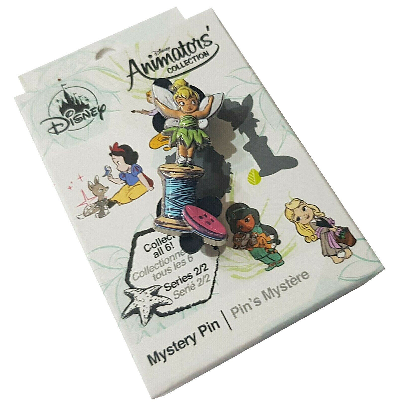 Disney Store Peter Pan Tinkerbell Animators Series 2 Mystery Pin ...