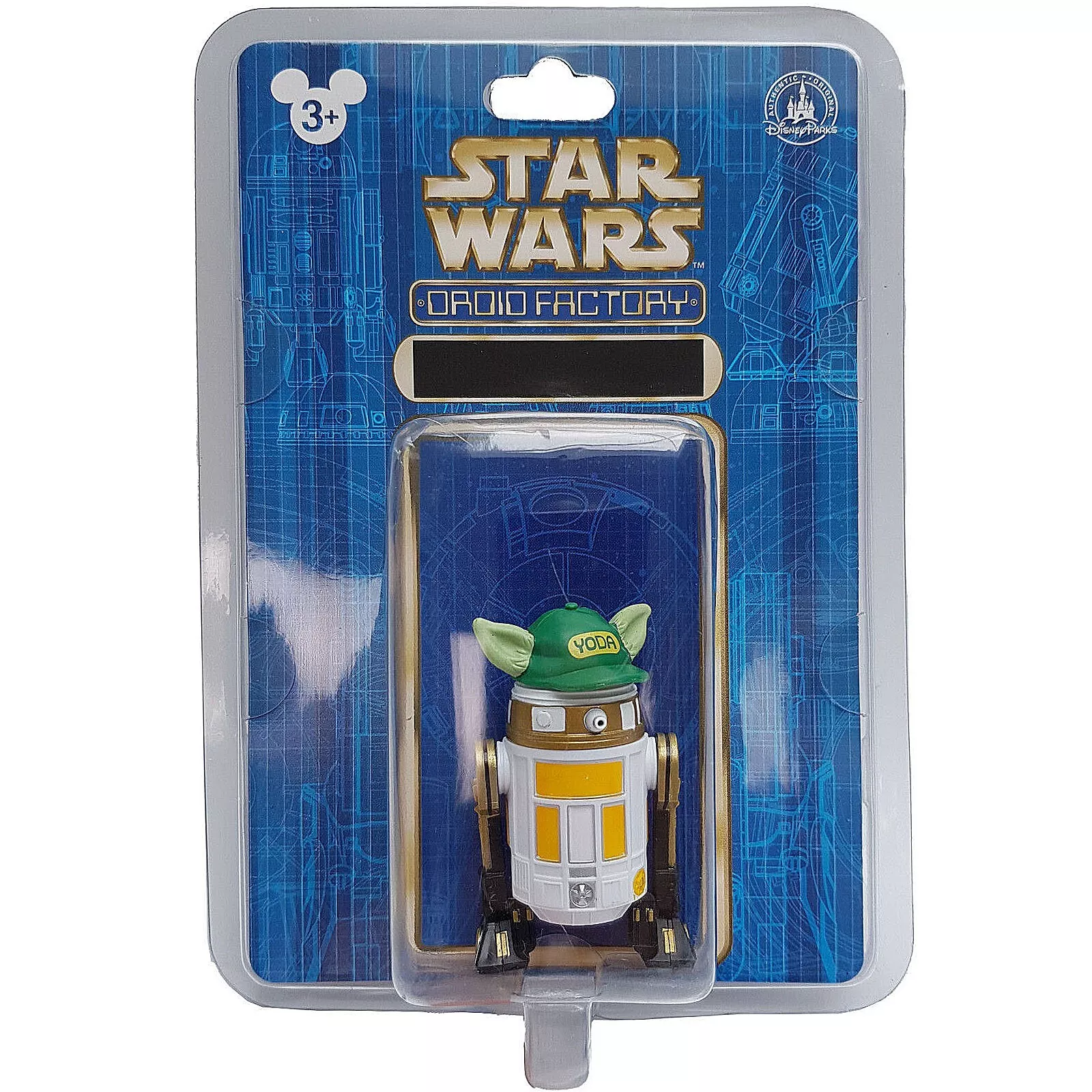 Disneyland Paris Star Wars Droid Factory R2-D2 Yoda Hat Figure Toy ...