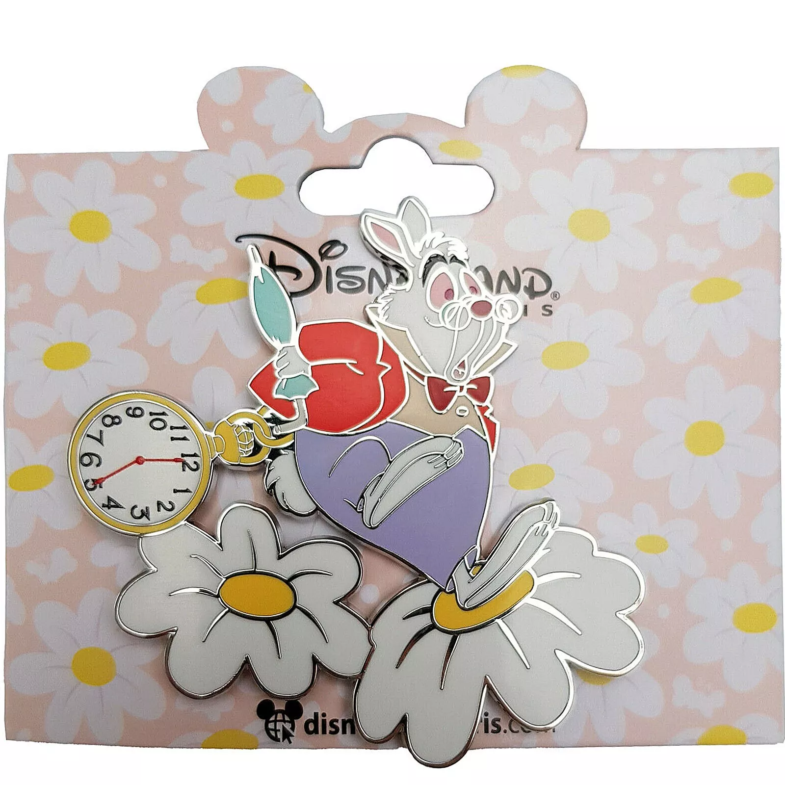 Disneyland Paris Alice In Wonderland White Rabbit Pin Trading Badge ...